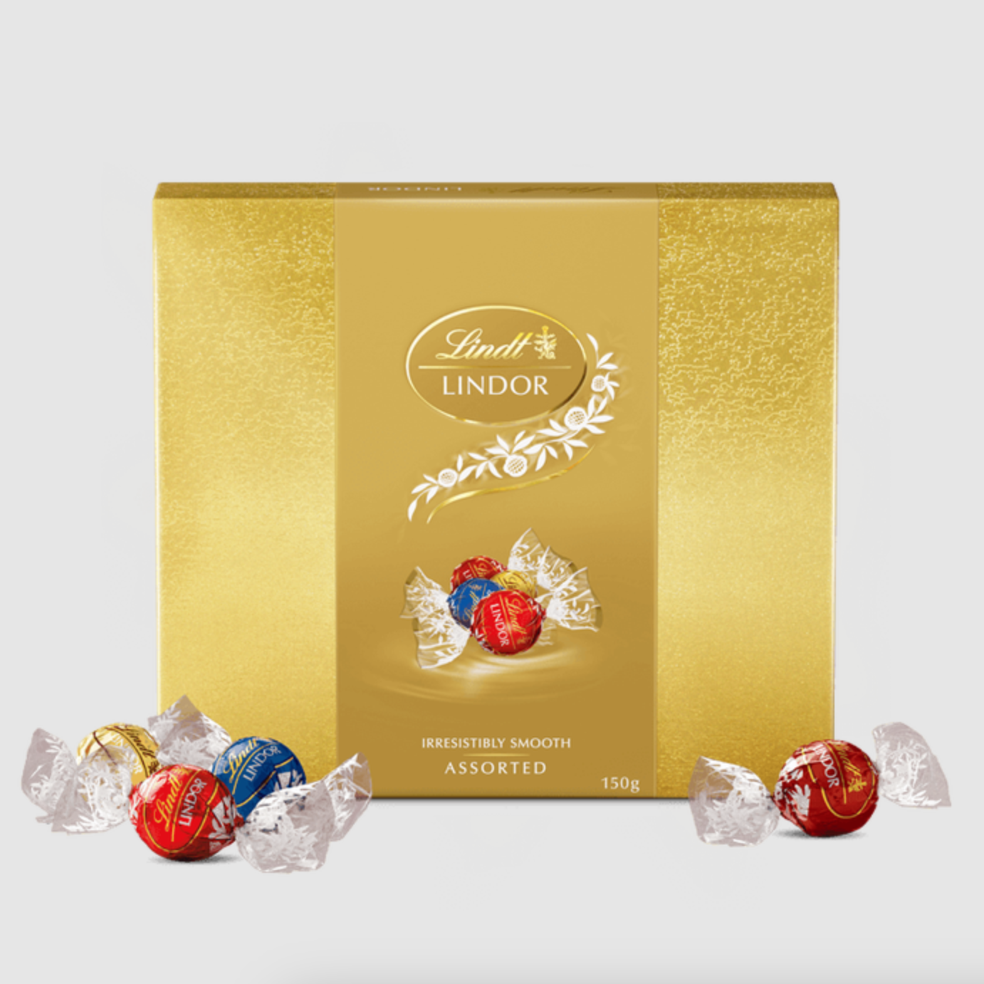 Gift-Wrapped Lindor Assorted Chocolate Lindt Box – Melissa's Florist